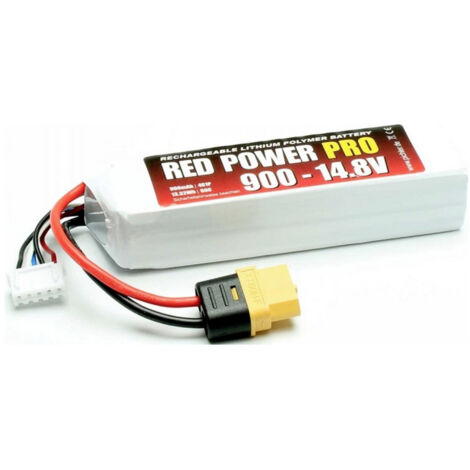 Red Power Modellbau-Akkupack (LiPo) 14.8 V 900 mAh 60 C Softcase XT60