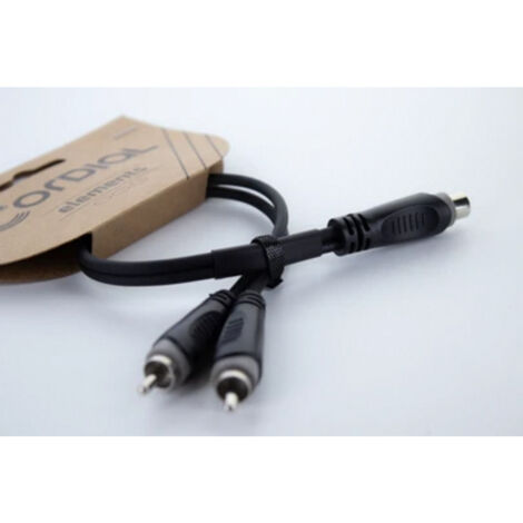Cordial 14888 Klinke / Cinch Audio Y-Adapter [1x Cinch-Buchse - 2x ...