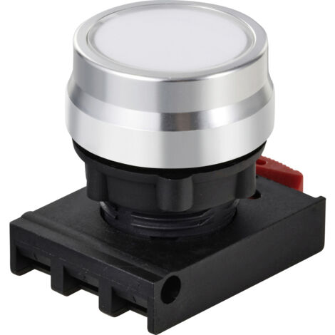 TRU COMPONENTS TC-12835232 ONPOW26BK-W Drucktaster-Frontelement Knopf ...