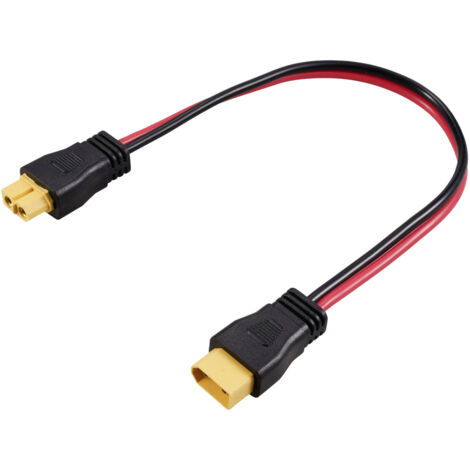 XT60 Stecker auf XT60 Buchse TC-12195712 Schwarz, Rot TRU COMPONENTS Inhalt: 1 St.