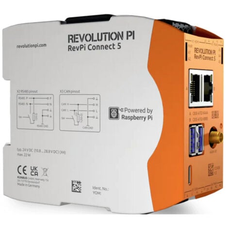 Revolution Pi by Kunbus RevPi Connect 5 100418 SPS-Erweiterungsmodul 24 V/DC