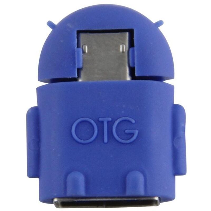Otg adapter - usb zu microusb adapter - blau