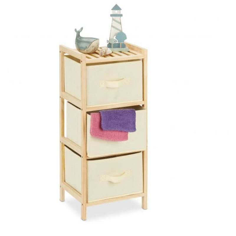 Badezimmerregal mit 3 korben