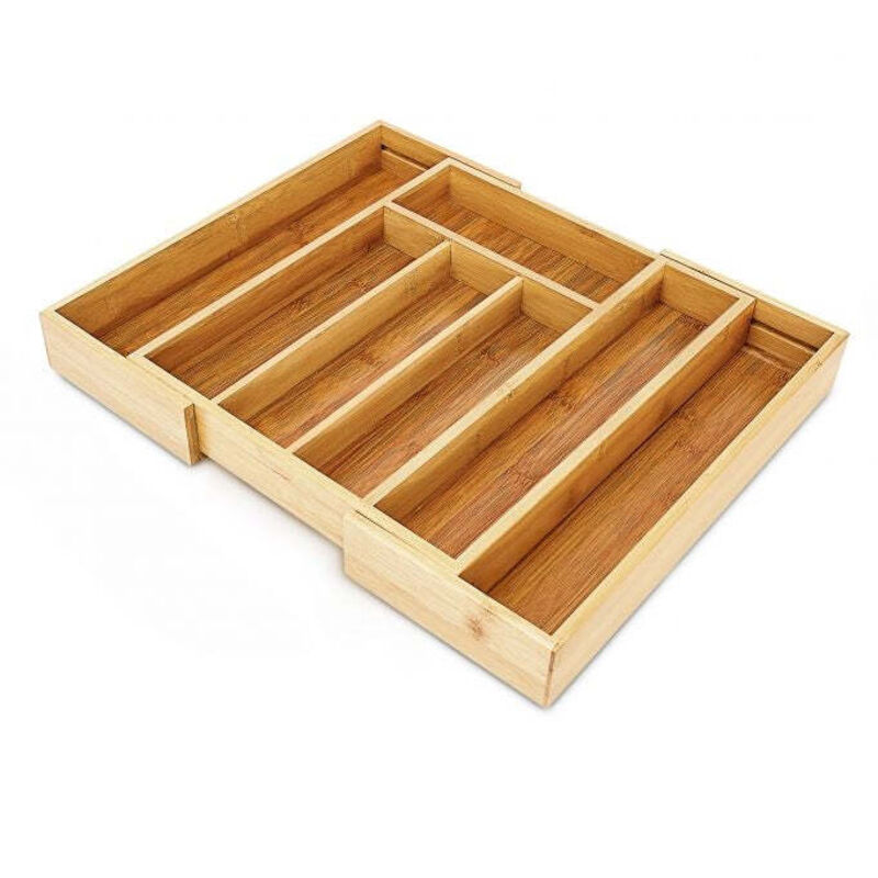 Besteckkasten bambus ausziehbar groe s