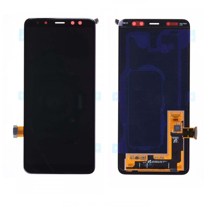 Samsung galaxy a8 2018 screen with lcd display black - original