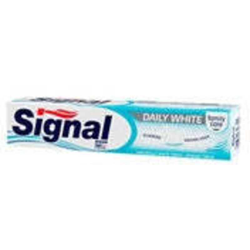 Signal - toothpaste with whitening effect family daily white 125 ml 75ml