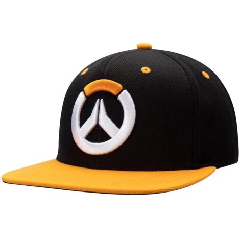 Overwatch snapback - logo schwarz orange