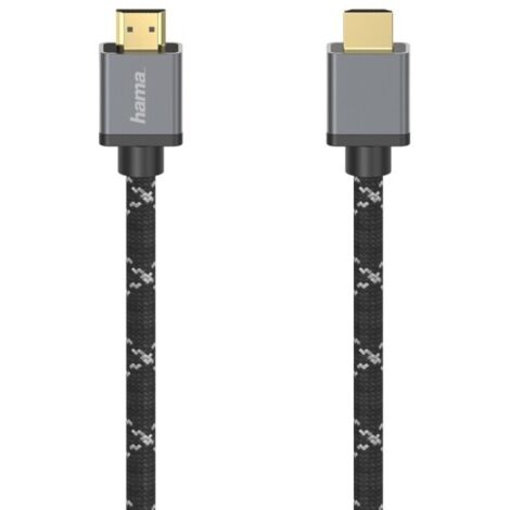 Hama kabel hdmi ultra high speed 8k 48 gbits metall 50 m gold