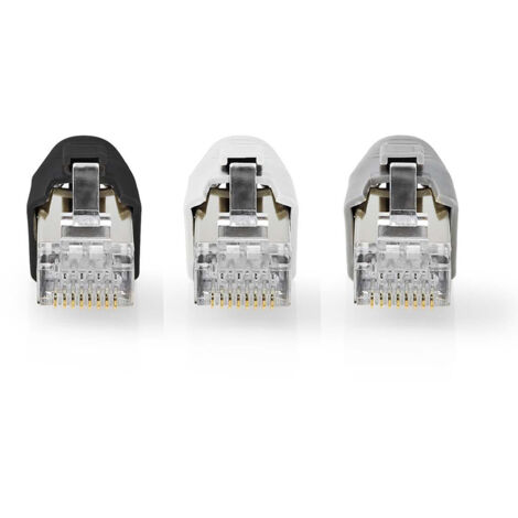 Rj45 stecker rj45 pass through massiv litzen ftp cat7 gerade vergoldet ...