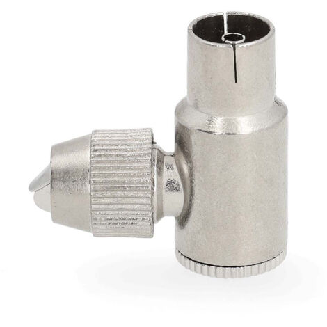 Iec coax stecker 90 abgewinkelt buchse vernickelt 75 ohm schraube ...