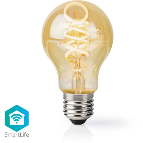 Smartlife led vintage lampe wi fi e27 360 lm 49 w varm till cool vit 1800 - 6500 k glas android ...