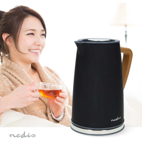 Wasserkocher 17 l soft touch schwarz um 360 grad drehbar verdecktes ...