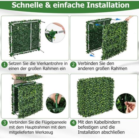 Kunstliche Pflanzenwand Aussen