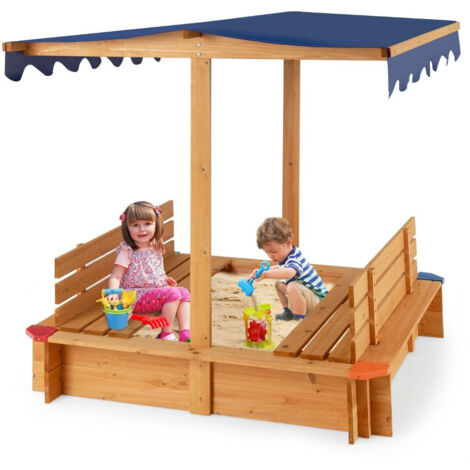 Kinder Sandkasten Mit Dach