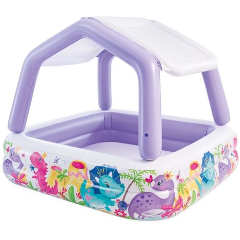 Inflatable pool aquarium with roof 157 x 157 x 122 cm intex 57470