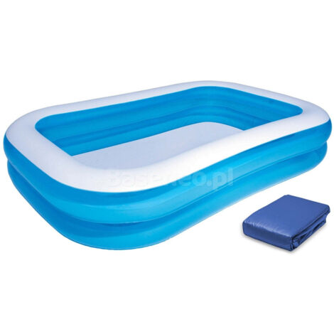 Family inflatable pool 262 x 175 x 51 cm bestway 54006 cover 883