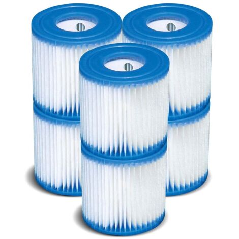Pool pump filter type h 6 pcs intex 29007