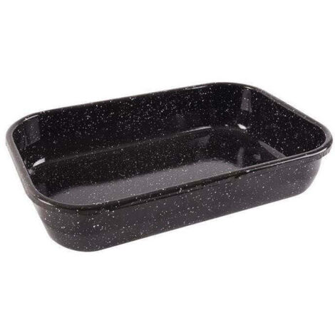 Enamelled steel plate: Perfect for cooking and easy cleaning