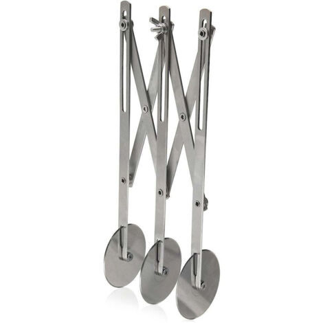 Adjustable dough cutter with stainless steel and width adjustment