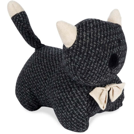 Cat door stop protects against slamming doors in the childrens room