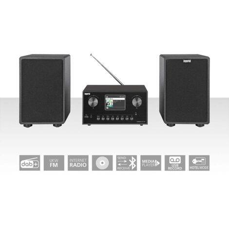 Dabman i310 cd hybrid mikro hifi system dab fm internet bluetooth schwarz