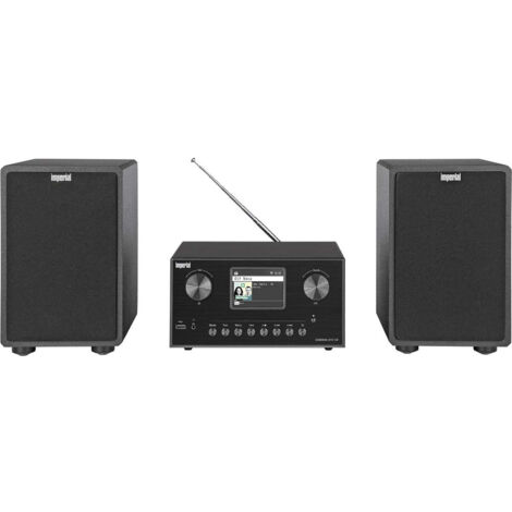 Dabman i310 cd hybrid mikro hifi system dab fm internet bluetooth schwarz