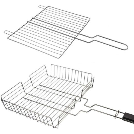 Universal grill grate with locking and non stick coating