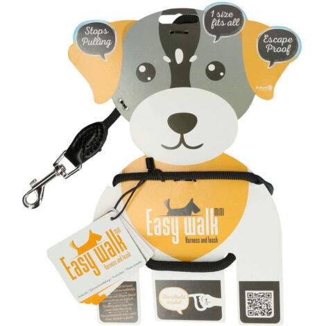 Easy walk mini schultermodell schwarz