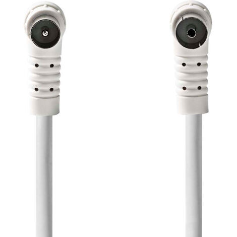Koaxial kabel iec coax stecker iec coax buchse vernickelt 120 db 75 ohm ...
