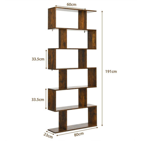 Bucherregal Braun Vintage
