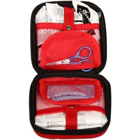 First aid bag small 30 pieces red