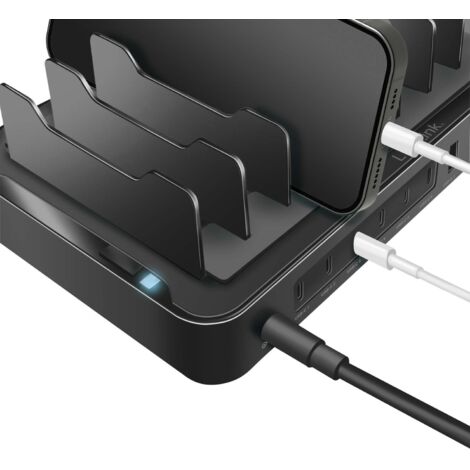 Ladestation 10 anschlusse 6 usb c 4 usb a pdqc30 120w