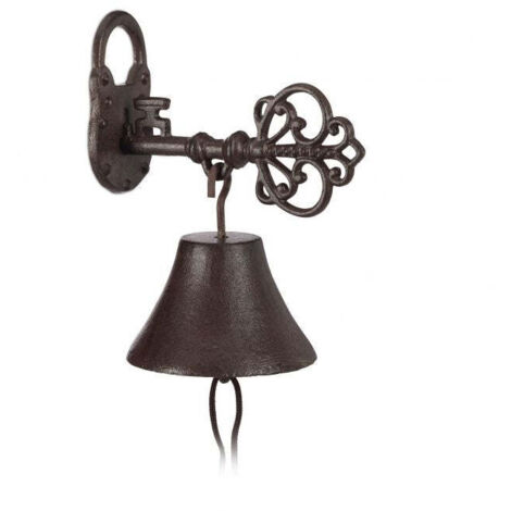 Cast iron door bell key lock