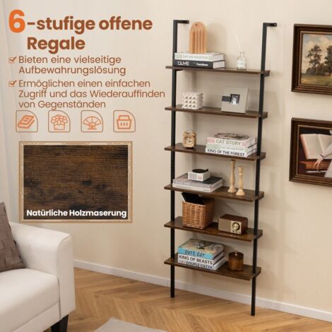 Bucherregal Braun Vintage