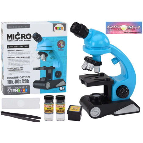 Kids 1200x zoom educational microscope with led light