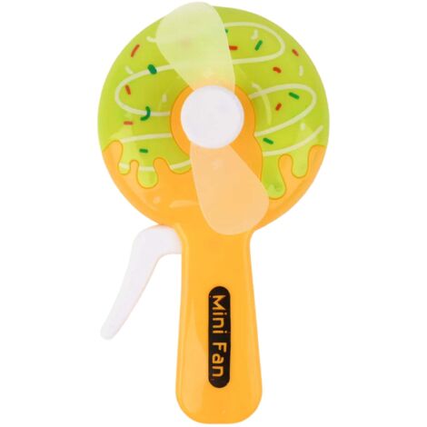 Mini handheld fan for kids donut design 4 styles
