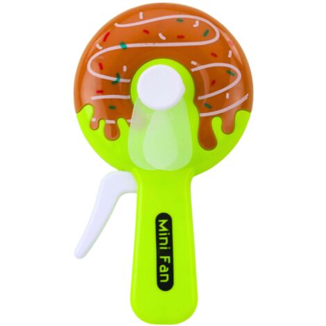 Mini handheld fan for kids donut design 4 styles