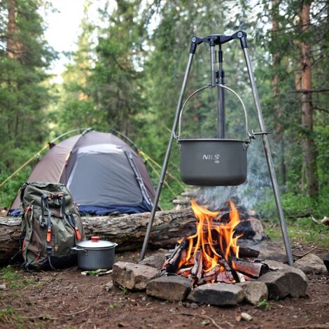 Tourist Cooking Pot with Lid, 4L Capacity