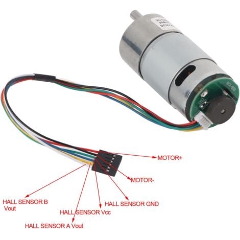 Motoréducteur CC 12/24 V 10-1 500 tr/min avec réducteur de vitesse ...