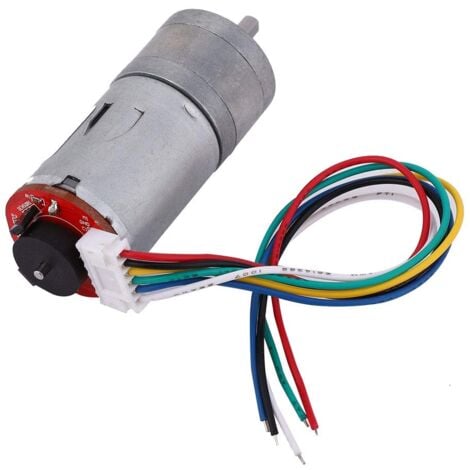 Moteur codeur CC 12 V DIY avec support, moteur à engrenage magnétique ...