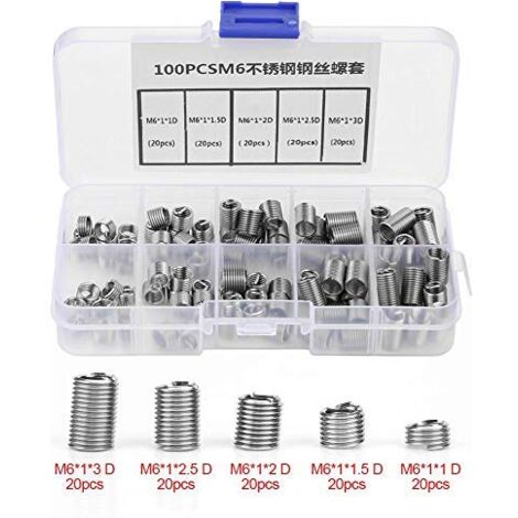 Inserts de réparation de filetage Zoternen 100 pièces Insert de ...