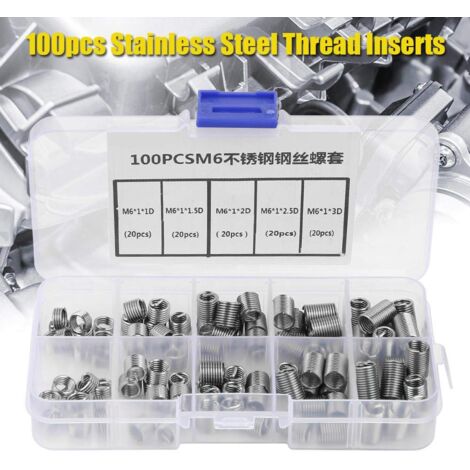 Inserts de réparation de filetage Zoternen 100 pièces Insert de ...