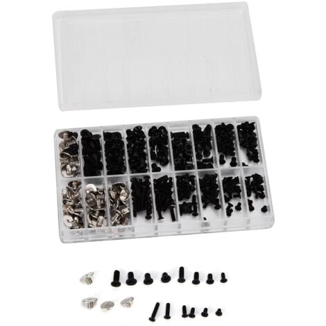 Jeu de vis pour ordinateur Zoternen, 360 pièces, assortiment de vis micro-crustiles en acier ...
