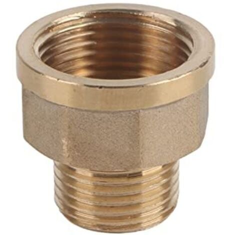 1pc Raccord de Tuyauterie en Laiton Douille Réducteur Adaptateur de Tuyau 1/2 BSPT Filetage Mâle ...