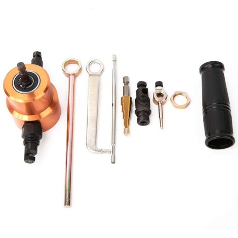 Coupe-tôle, 360 ° Double tête Coupe-tôle Versatile Nibbler Drill Outil ...