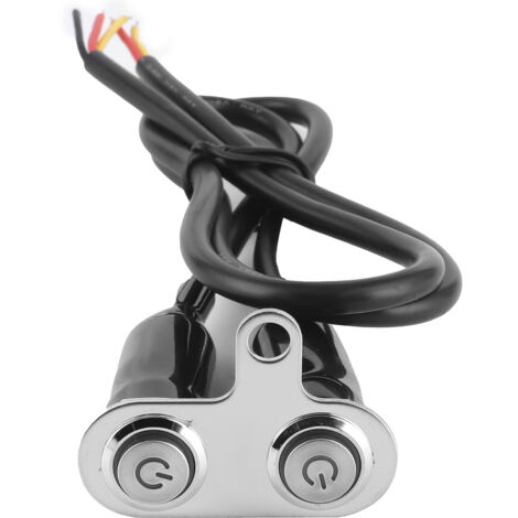 Interrupteur de Guidon de Moto en Acier Inoxydable 12V, Support de ...