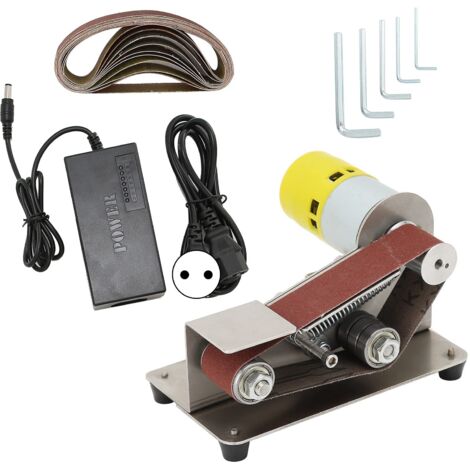 Ponceuse à Bande, Mini Ponceuse à Bande AC110‑240V électrique Bricolage ...