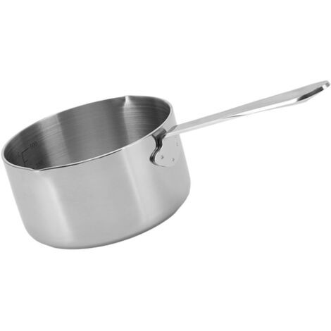 Chauffe-Beurre en Acier Inoxydable, Pot à Lait à Fond Plat, pour ...