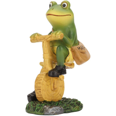 Figurine de grenouille verte Mailman, Statue d'ornement de grenouille ...