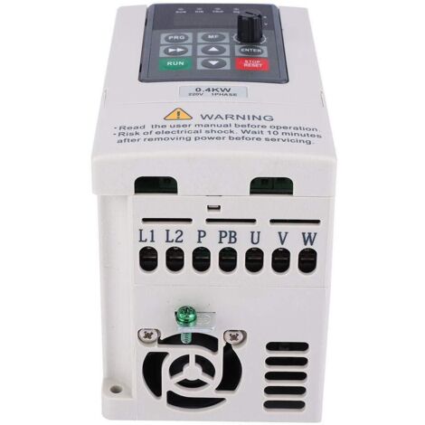 Monophasé Inverseur 0.4KW Monophasé à 3 Phase 220V Variateur de ...